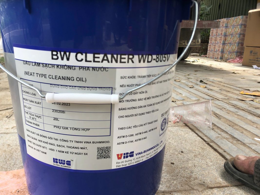 Dầu làm sạch BW CLEANER WD-805V được sử dụng trong các ngành nào - Dầu ...